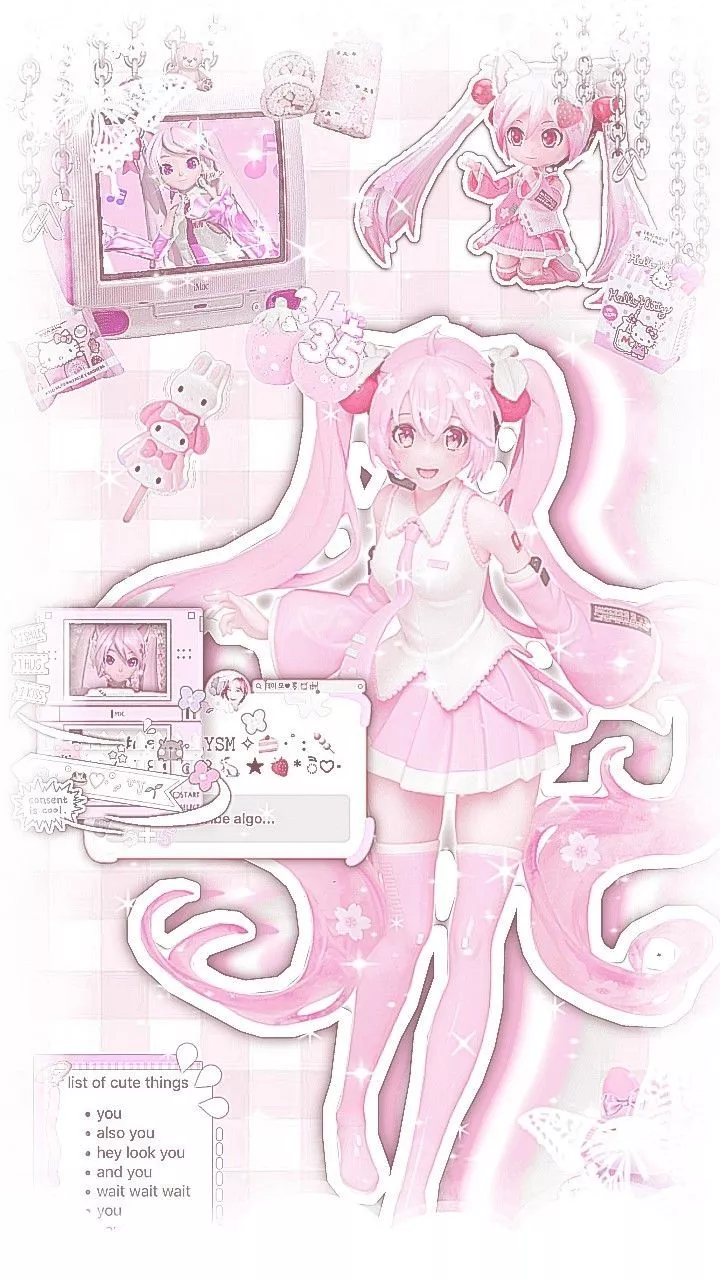 Cutecore Sakura Miku Wallpapers - Wallpaper Cave