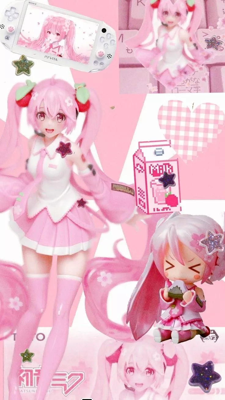 Cutecore Sakura Miku Wallpapers - Wallpaper Cave