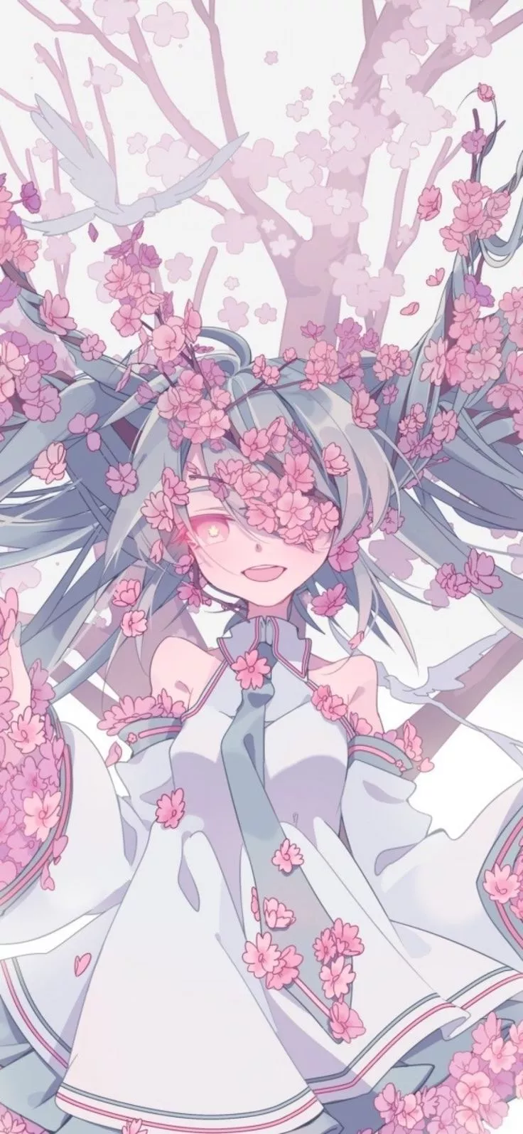 Cutecore Sakura Miku Wallpapers - Wallpaper Cave