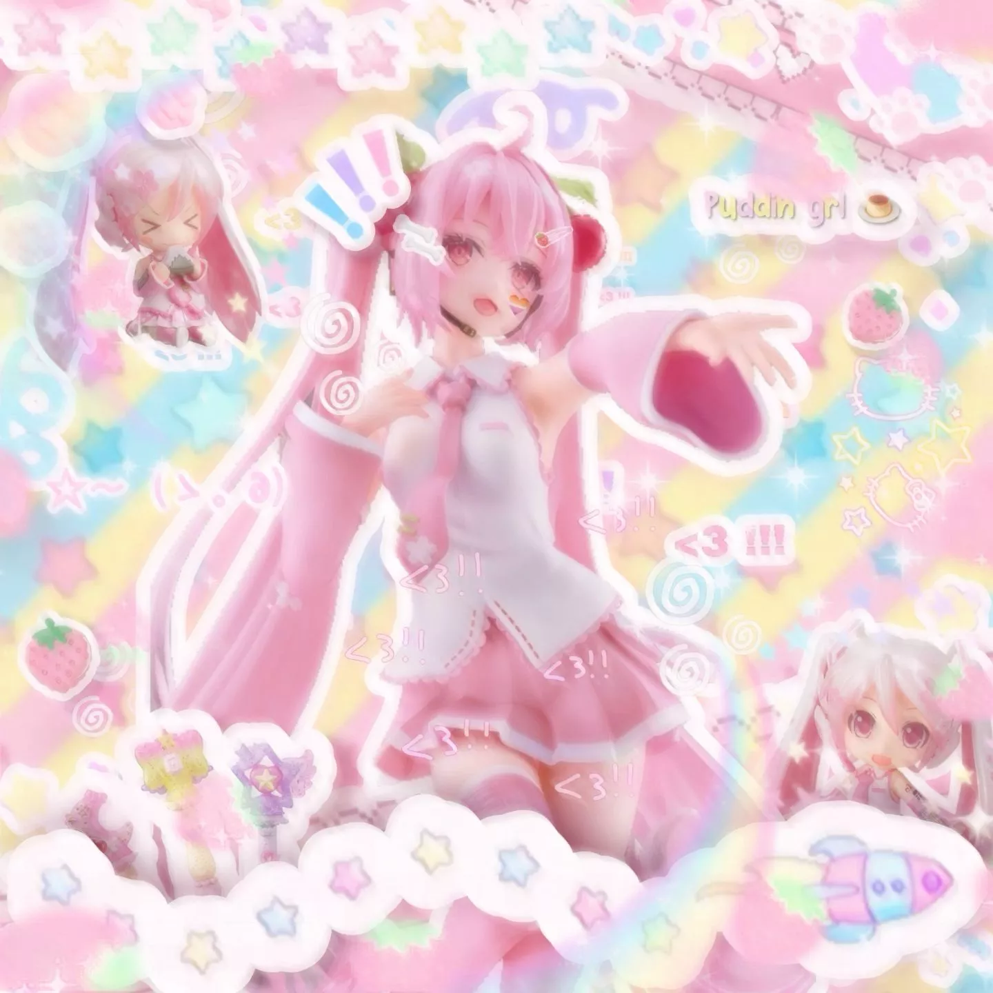 Cutecore Sakura Miku Wallpapers - Wallpaper Cave