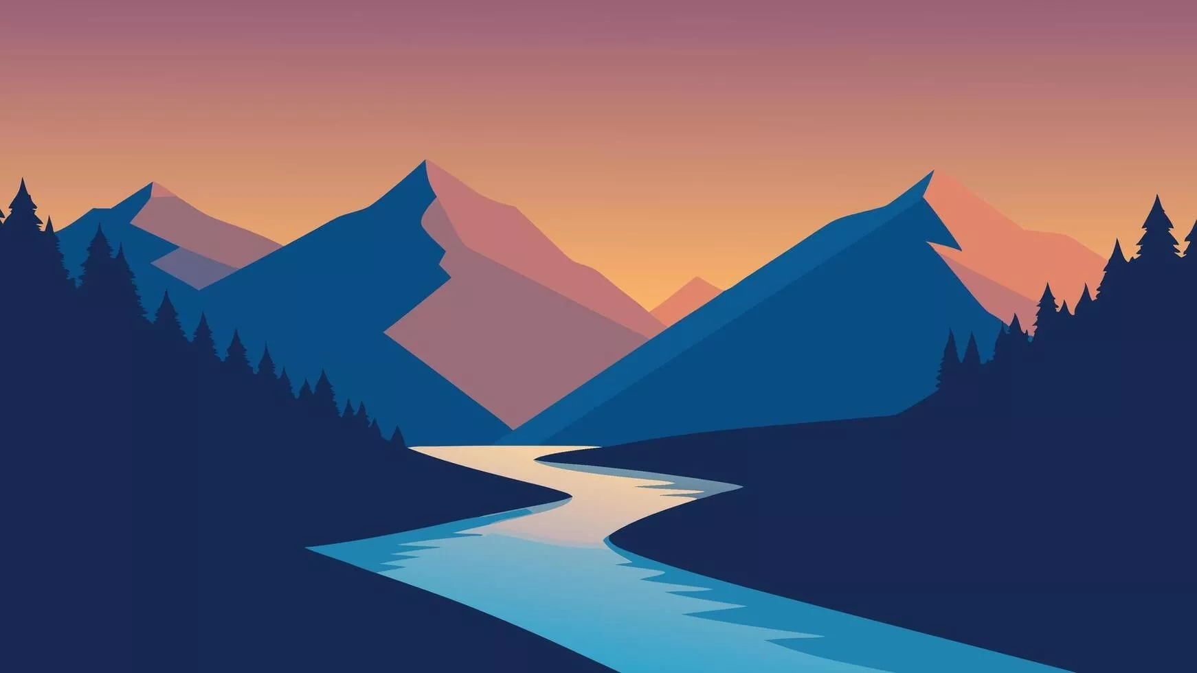 Spring Mountain Art Wallpapers - Wallpaper Cave