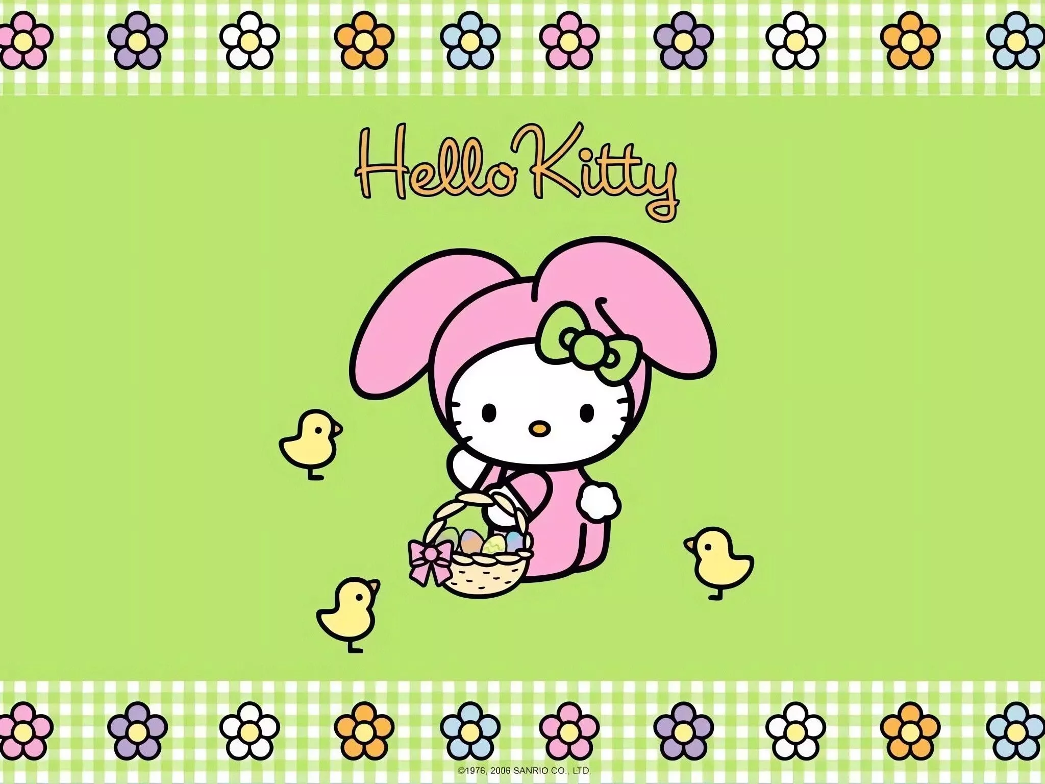 Hello Kitty Friends Easter Wallpapers - Wallpaper Cave