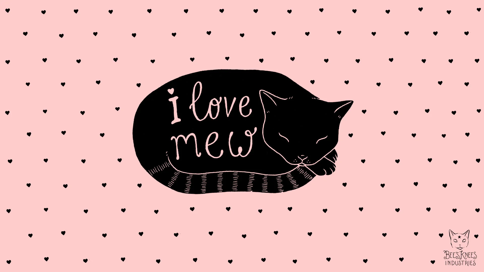 Pink Cat Desktop Wallpapers - Wallpaper Cave