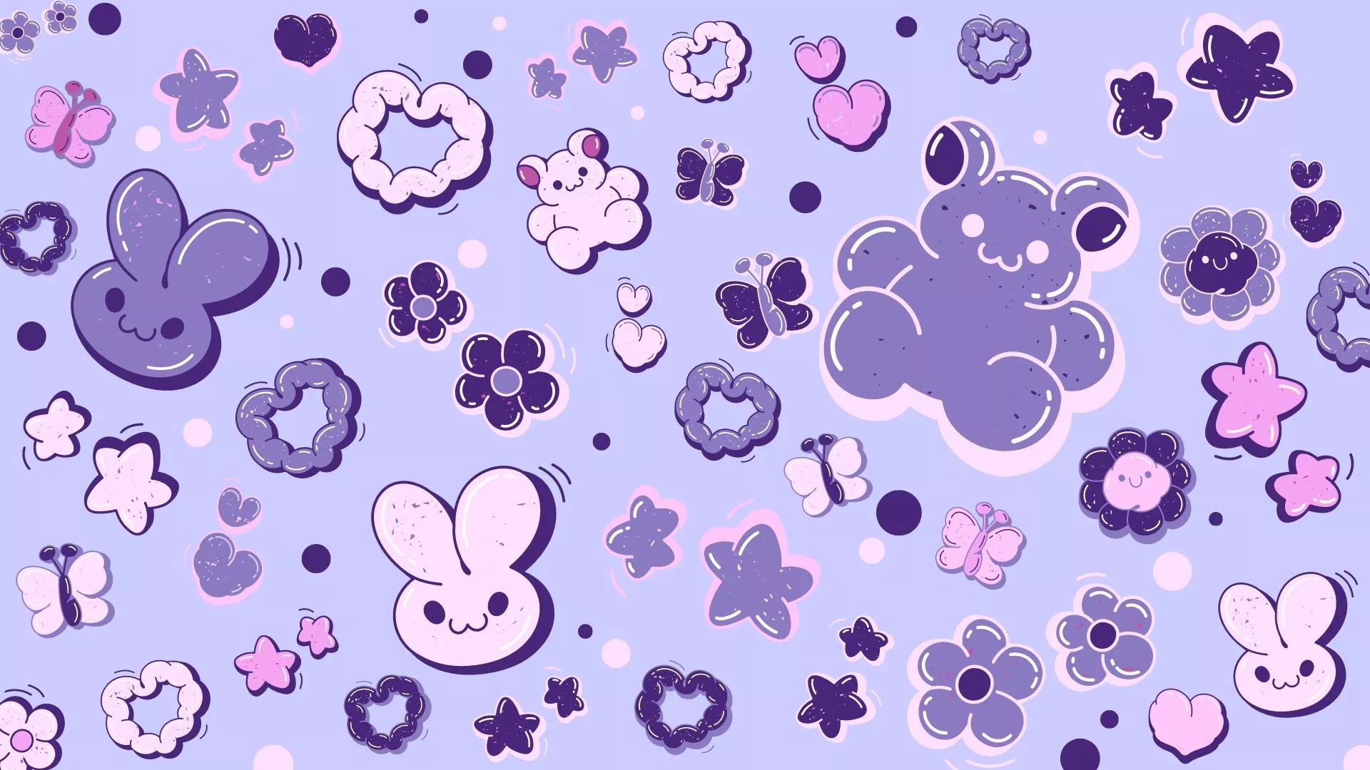 Cute Purple Desktop Wallpapers - Wallpaper Cave