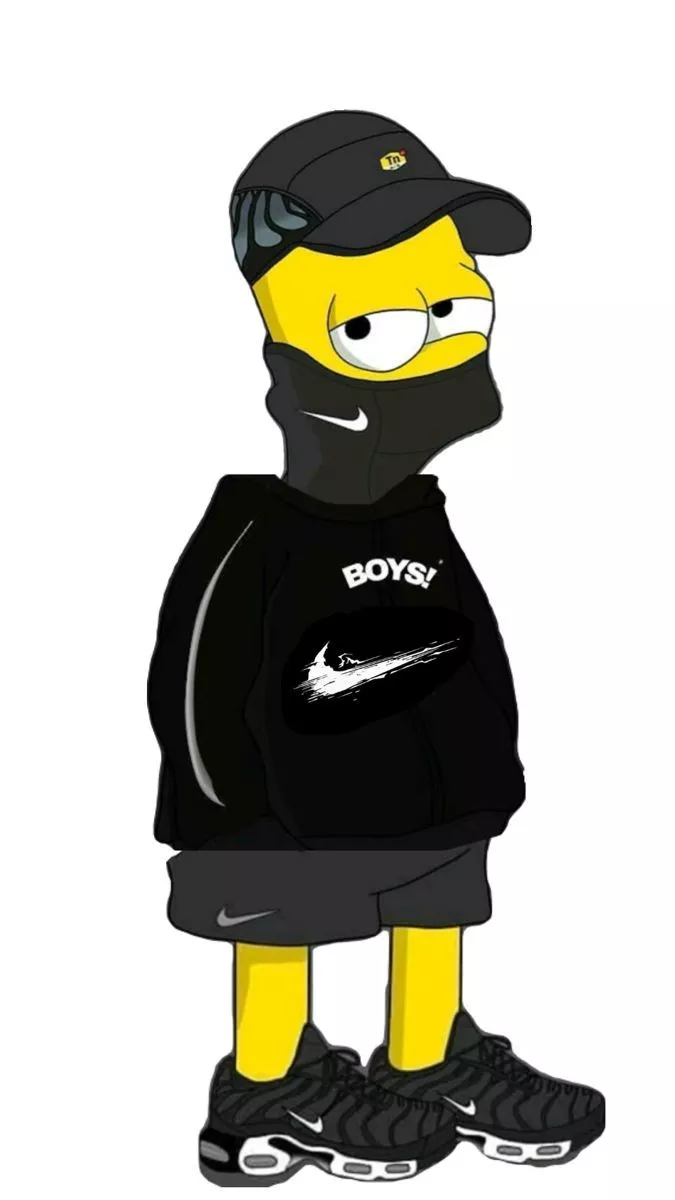 Drip Simpsons Nike Wallpapers - Wallpaper Cave