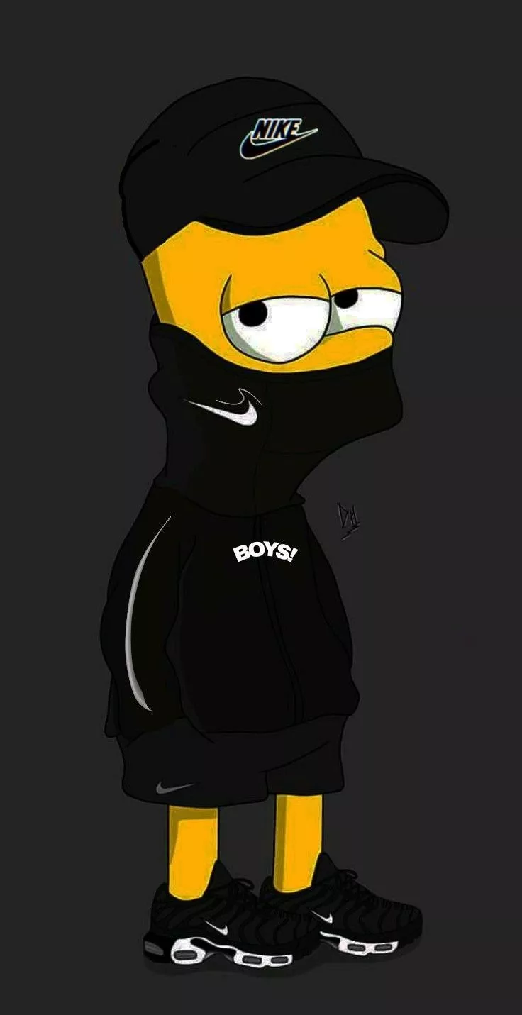 Drip Simpsons Nike Wallpapers - Wallpaper Cave