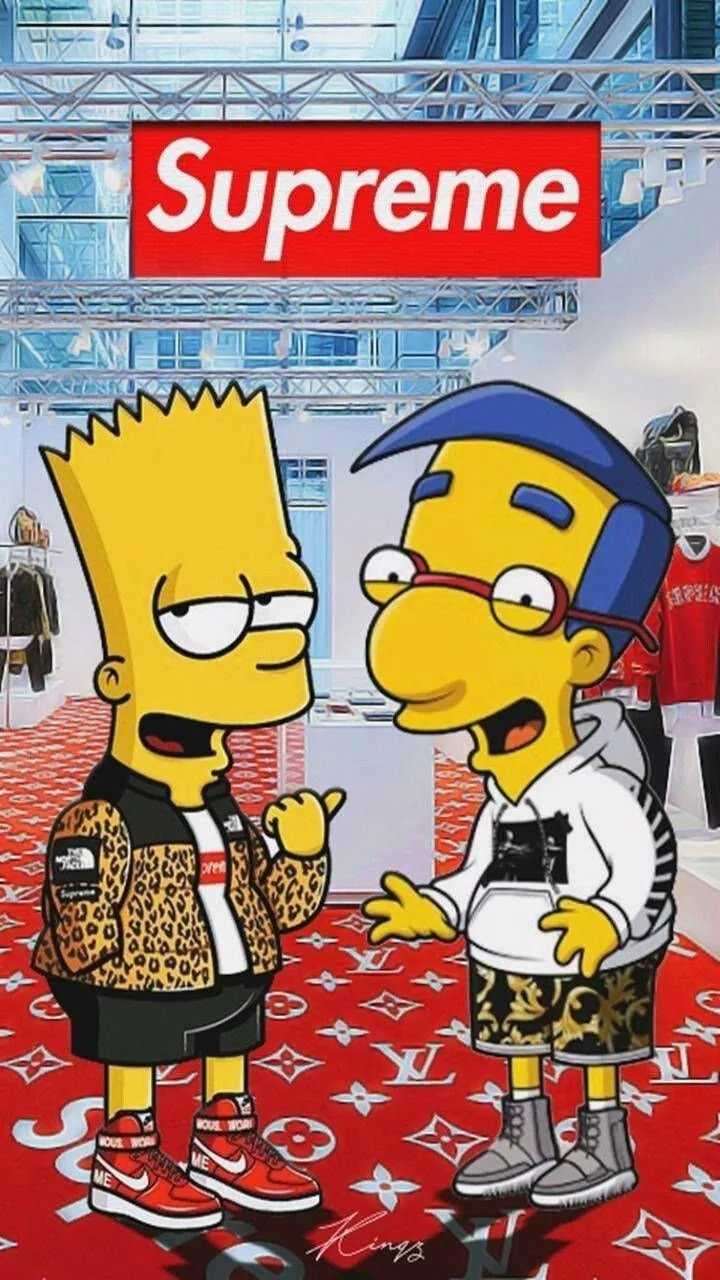 Drip Simpsons Nike Wallpapers - Wallpaper Cave