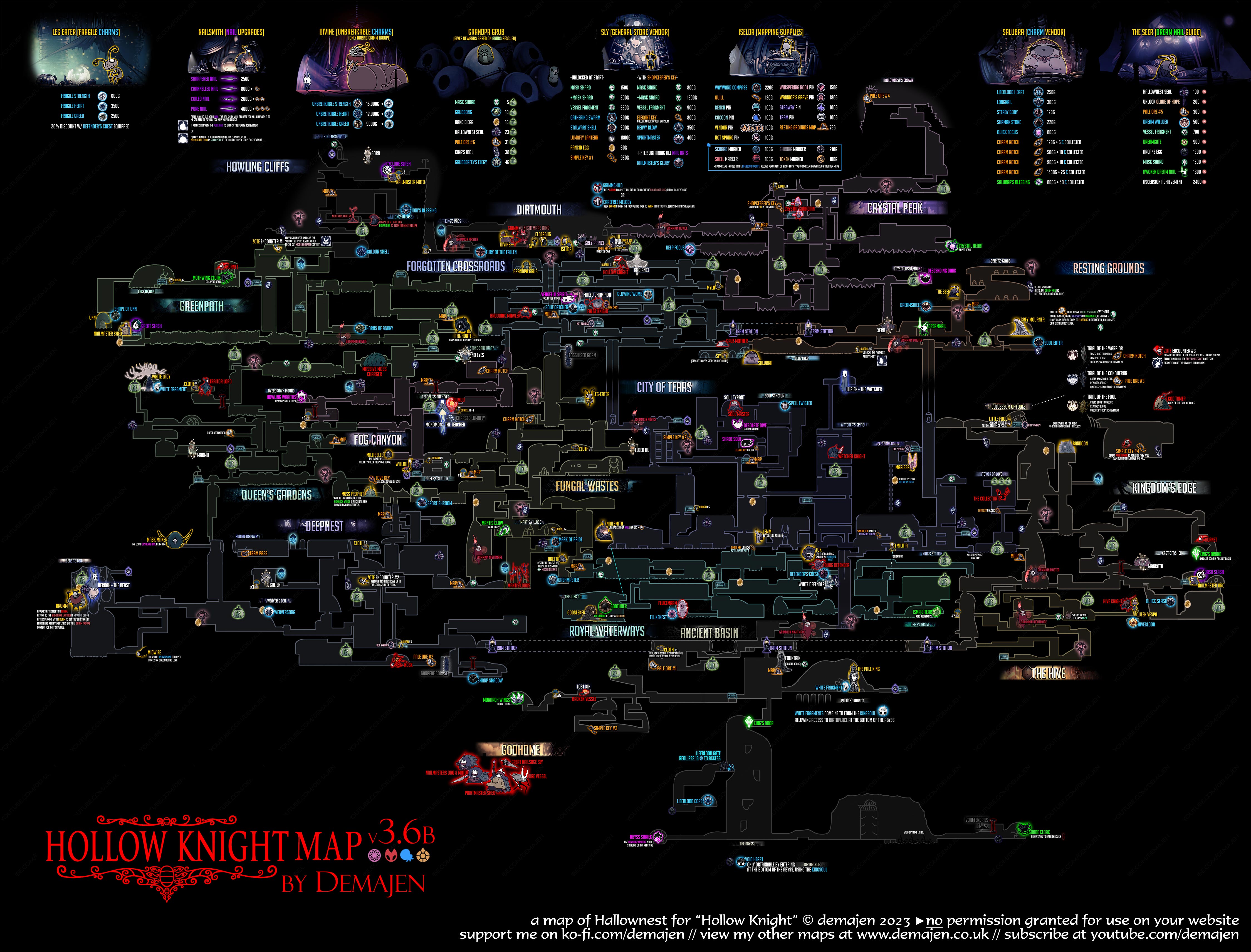 Hollow Knight Map Wallpapers - Wallpaper Cave