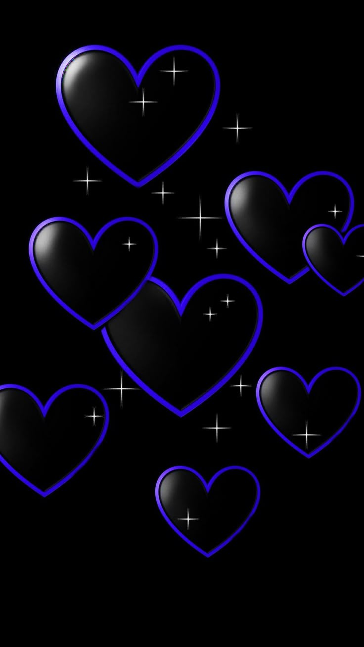 Dark Blue Heart Wallpapers - Wallpaper Cave