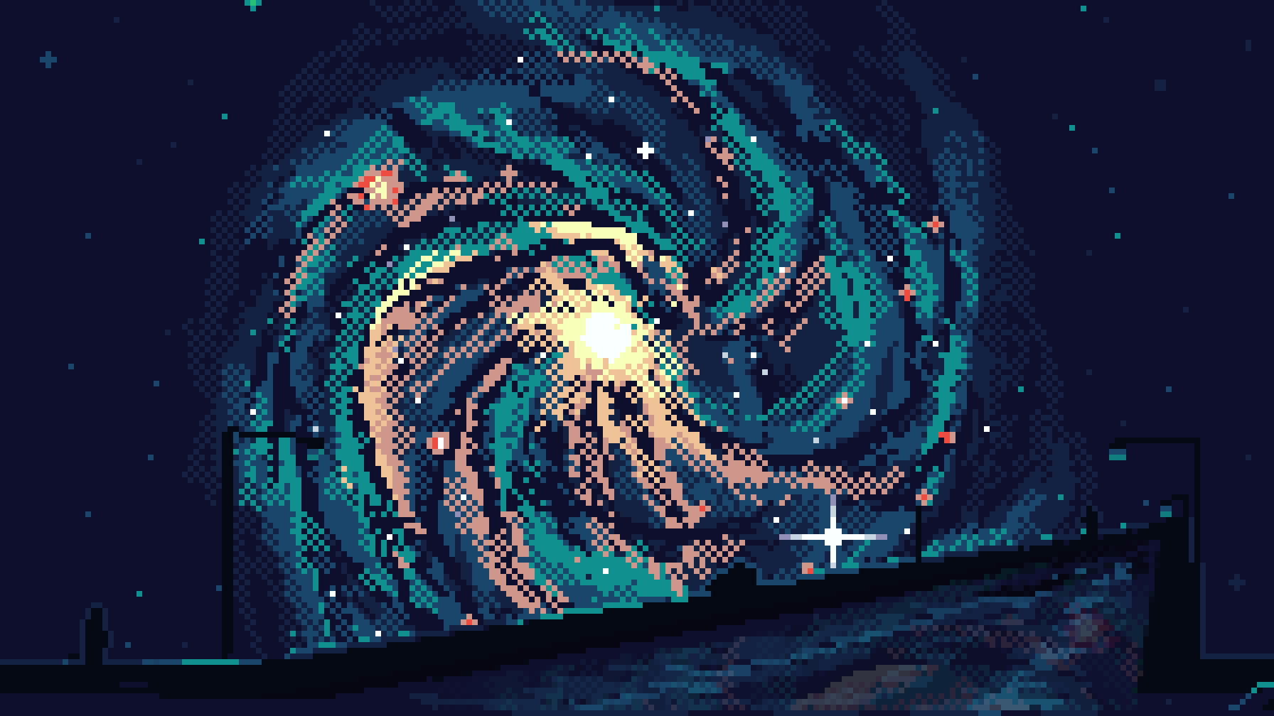 8 Bit Space Wallpapers - Wallpaper Cave