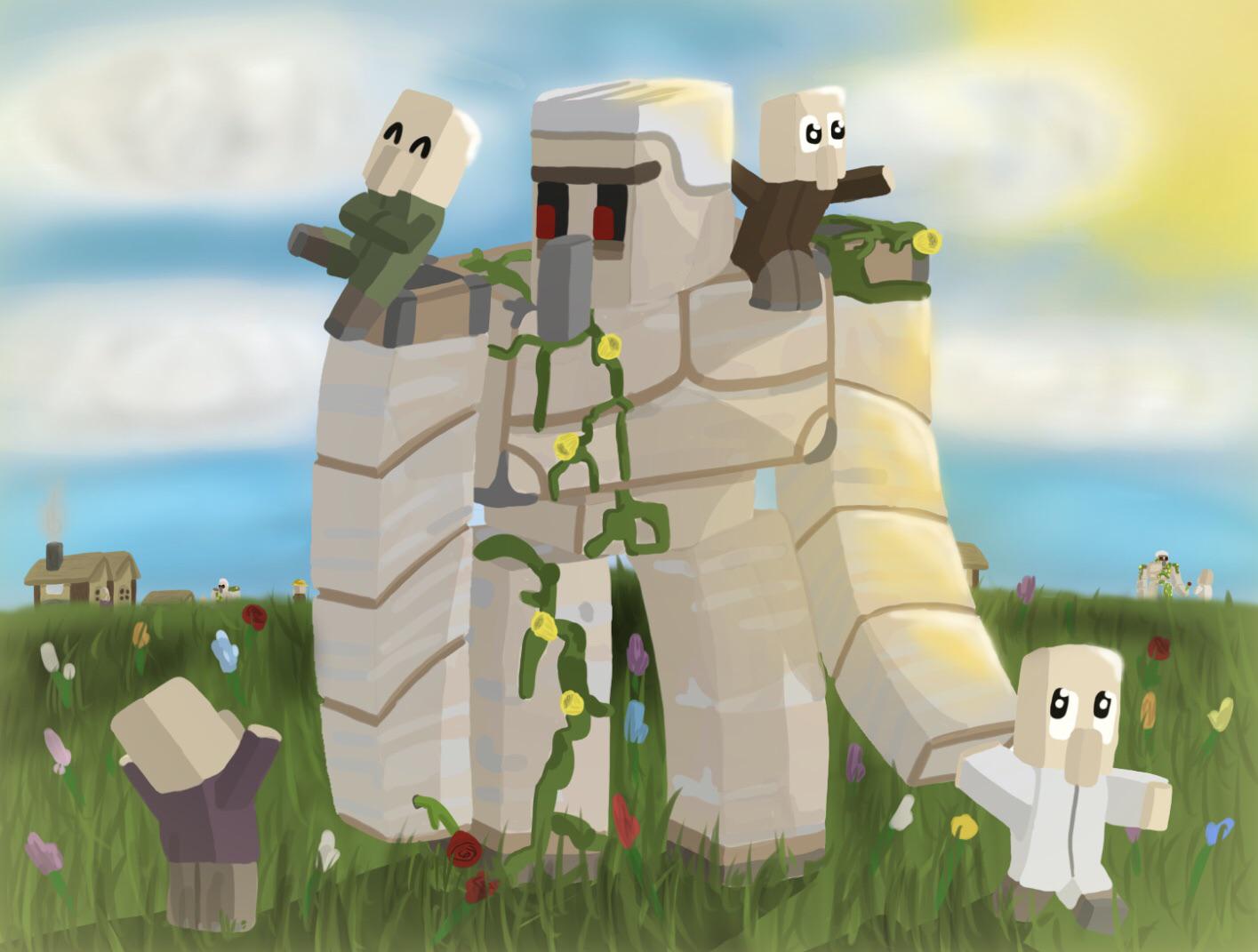 Minecraft Golem Wallpapers - Wallpaper Cave
