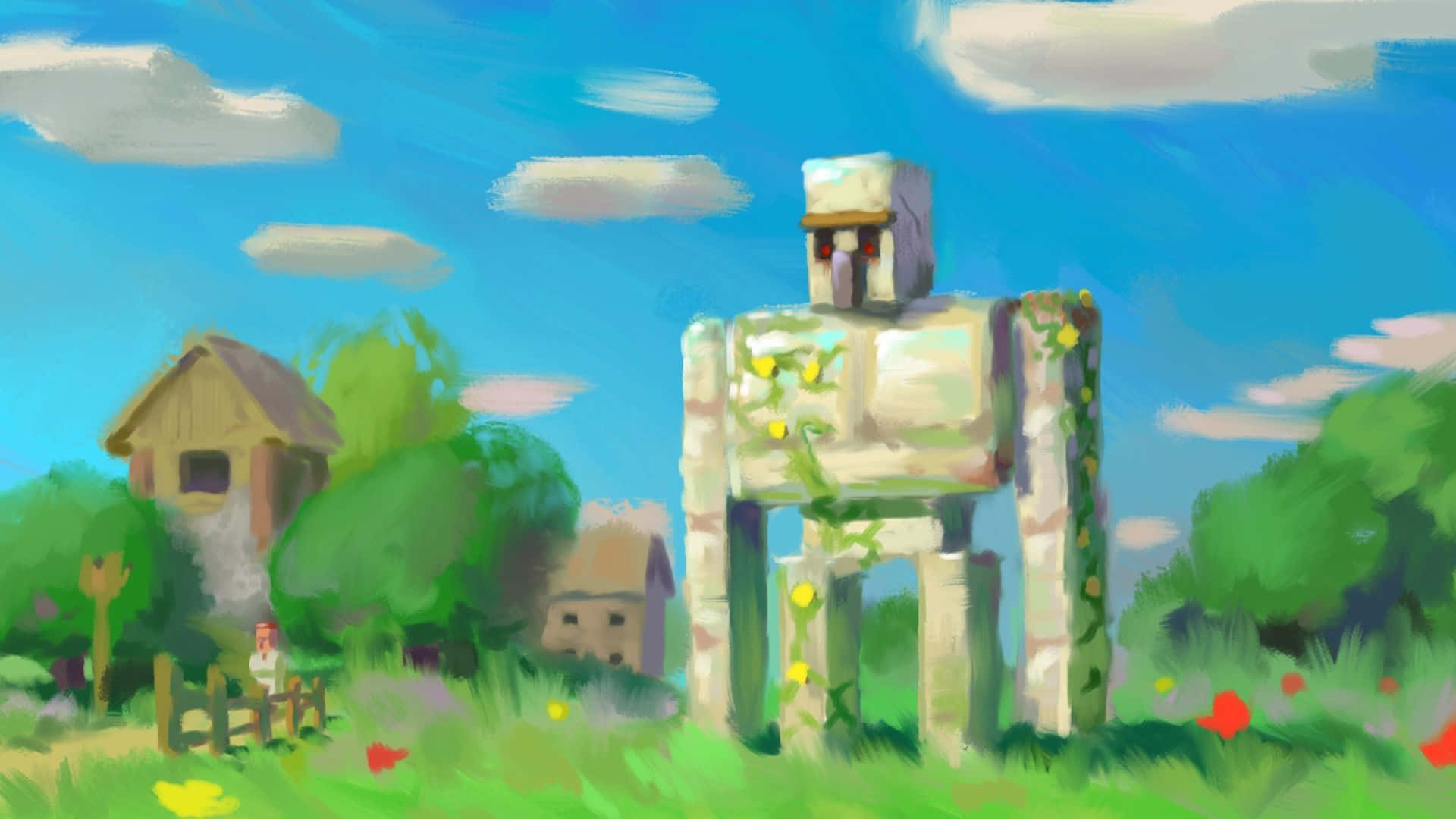 Minecraft Golem Wallpapers - Wallpaper Cave