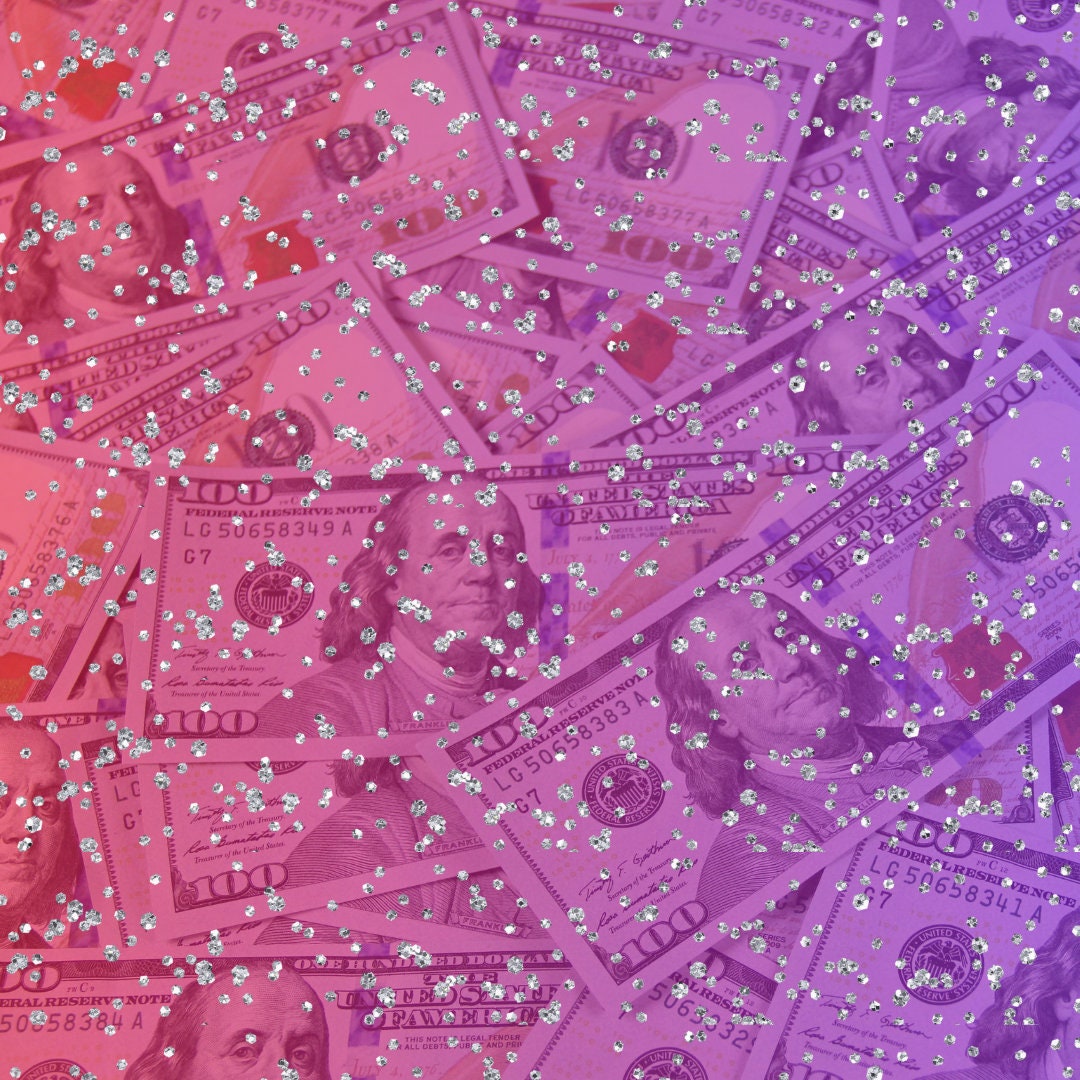 Pink Glitter Money Wallpapers - Wallpaper Cave