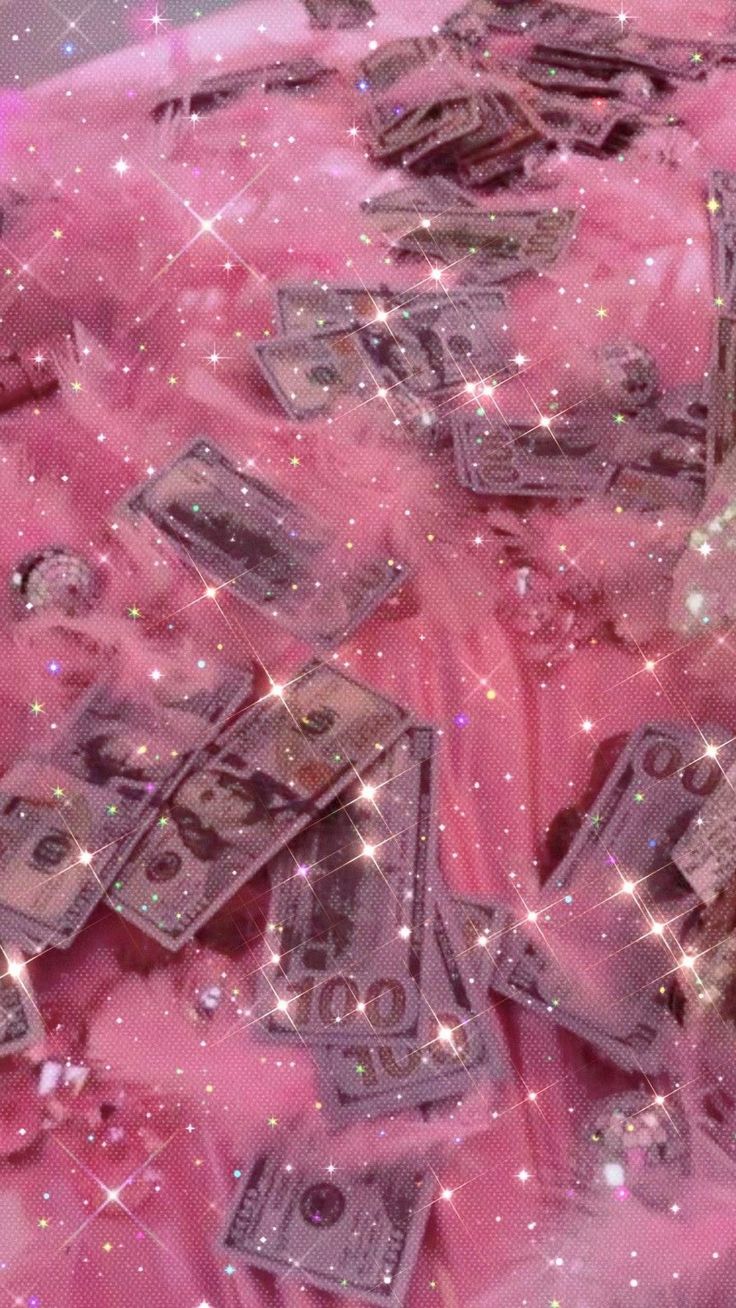 Pink Glitter Money Wallpapers - Wallpaper Cave