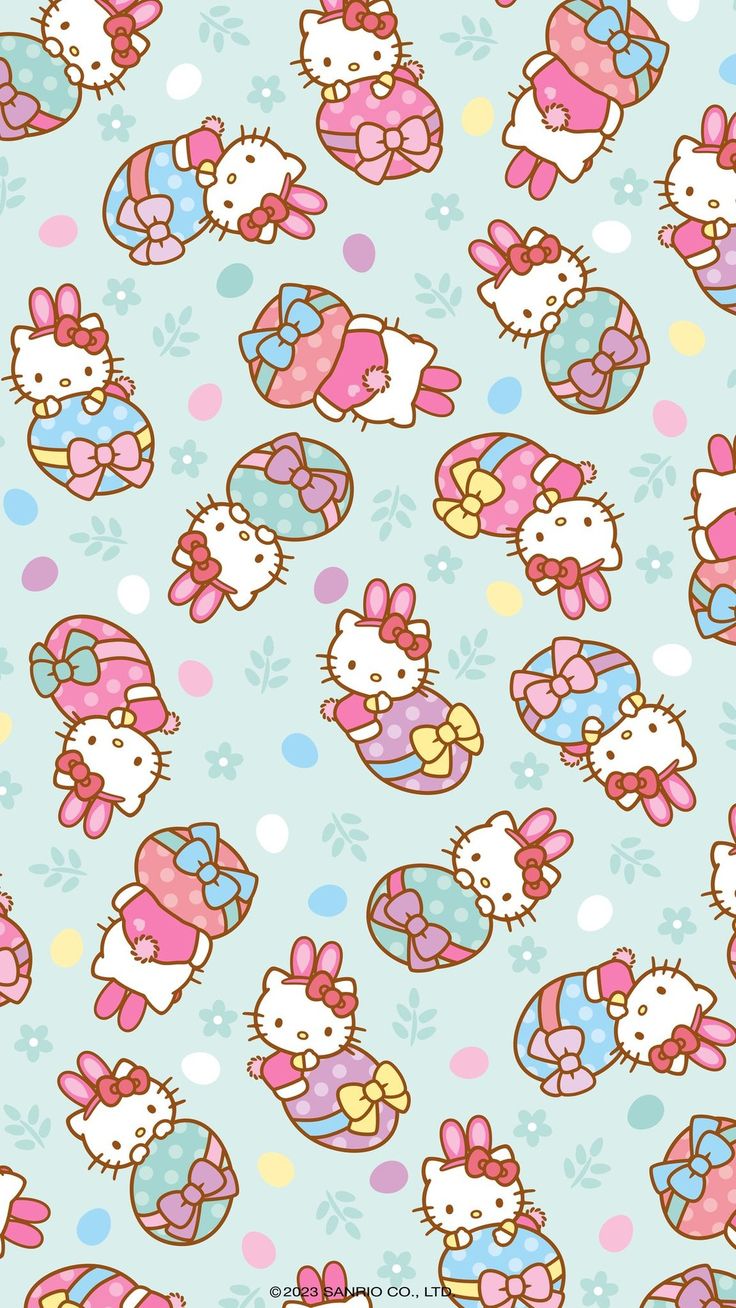 Aesthetic Hello Kitty Easter Wallpapers - Wallpaper Cave
