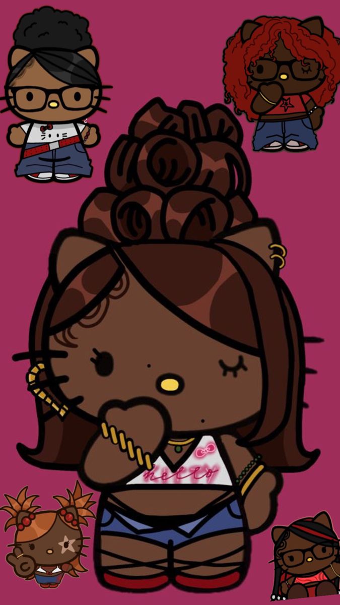 Black Girl Hello Kitty Wallpapers - Wallpaper Cave