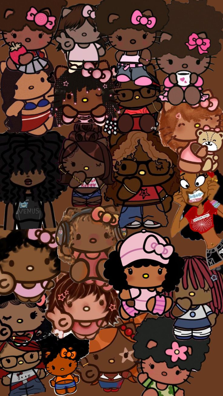 Black Girl Hello Kitty Wallpapers - Wallpaper Cave