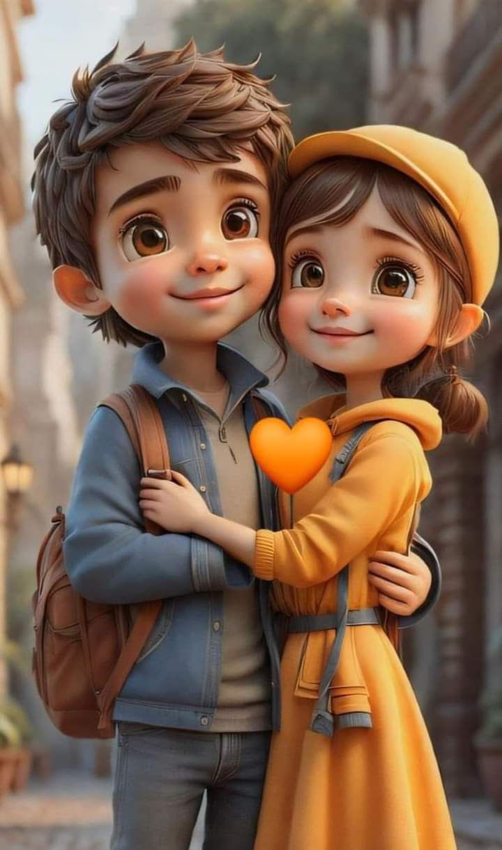 3d Cartoon Couple Wallpaper Hd 4k Phone Free - Infoupdate.org