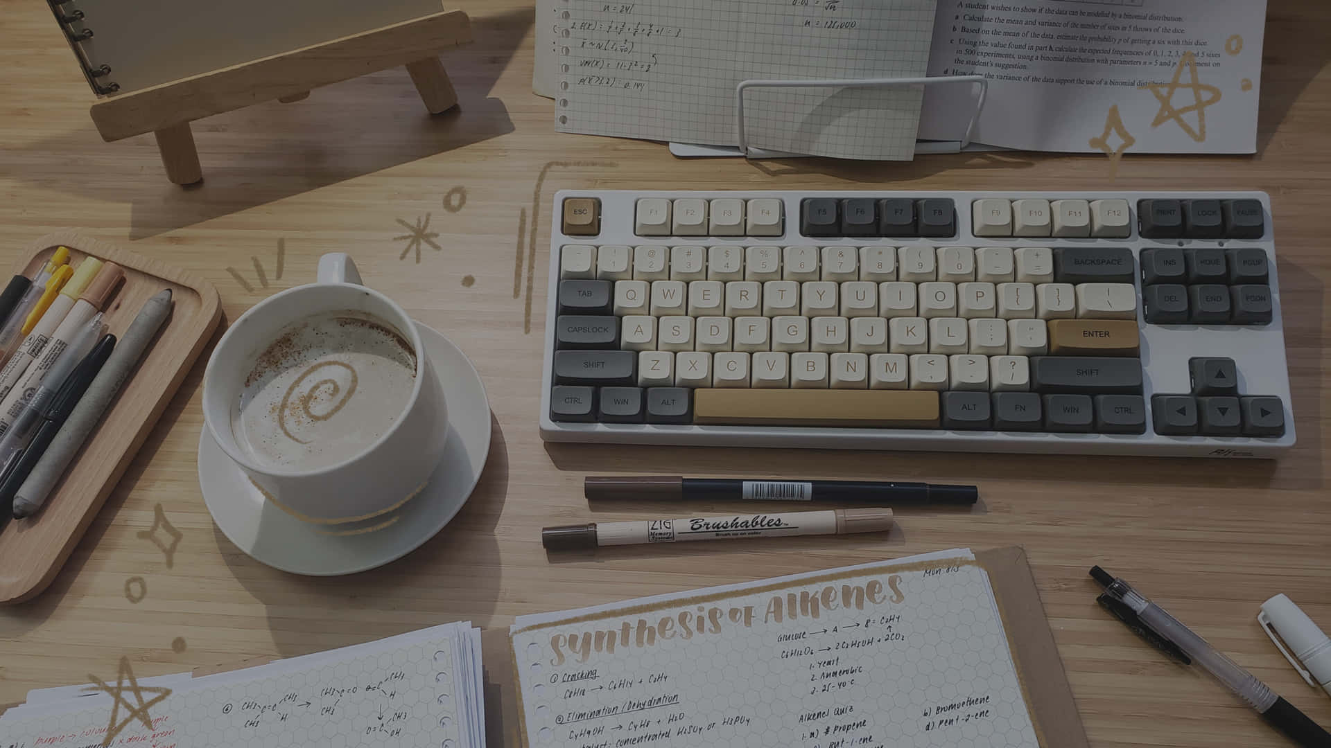 Aesthetic Study Desktop Wallpapers - Wallpaper Cave