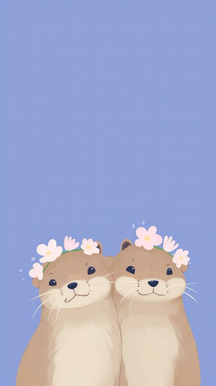 Cartoon Otter Wallpapers - Wallpaper Cave