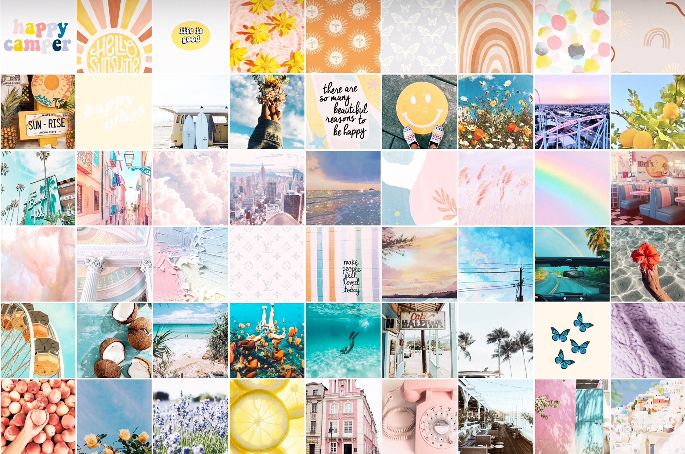 Colorful Collage Wallpapers - Wallpaper Cave