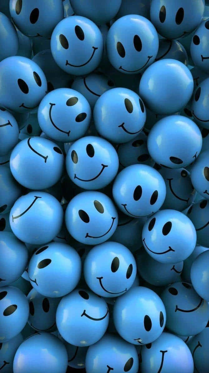 Blue Smiley Faces Wallpapers - Wallpaper Cave