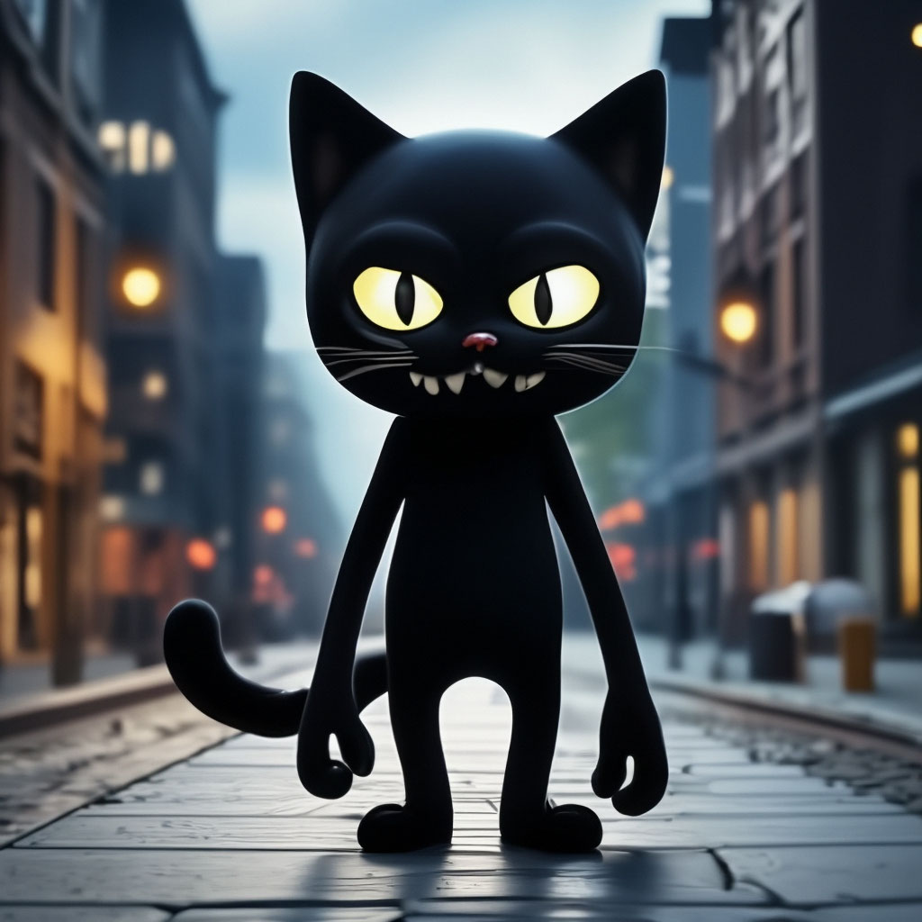 Cartoon Cat Horror Wallpapers - Wallpaper Cave