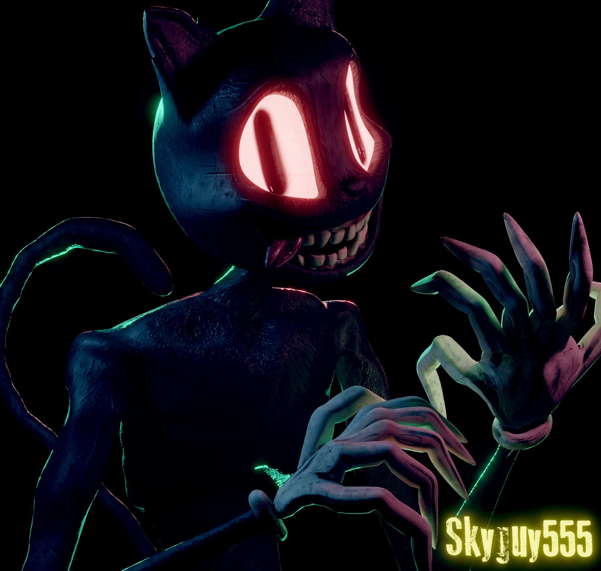 Cartoon Cat Horror Wallpapers - Wallpaper Cave