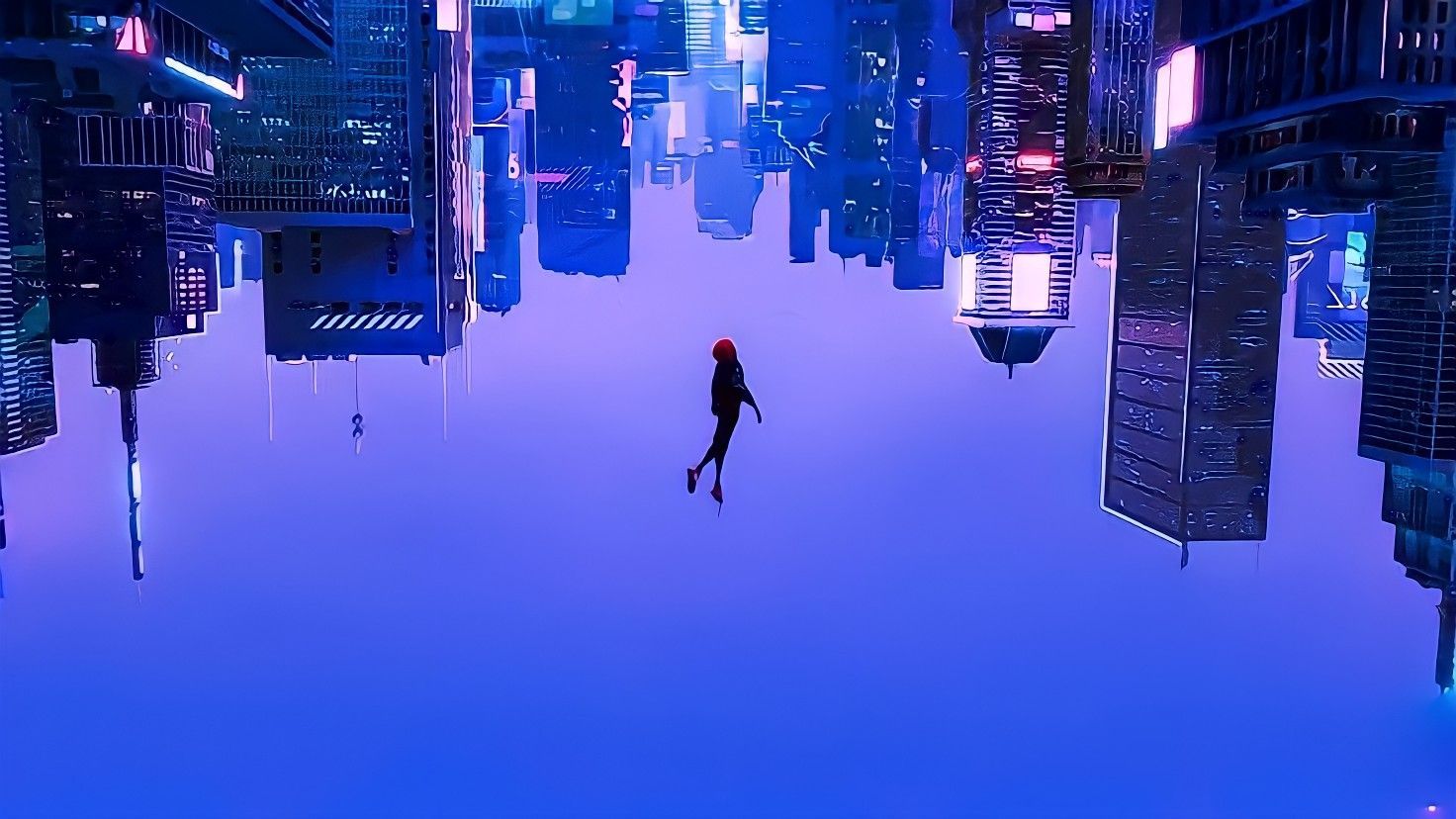 Miles Morales Falling Out Of The Sky Wallpapers - Wallpaper Cave