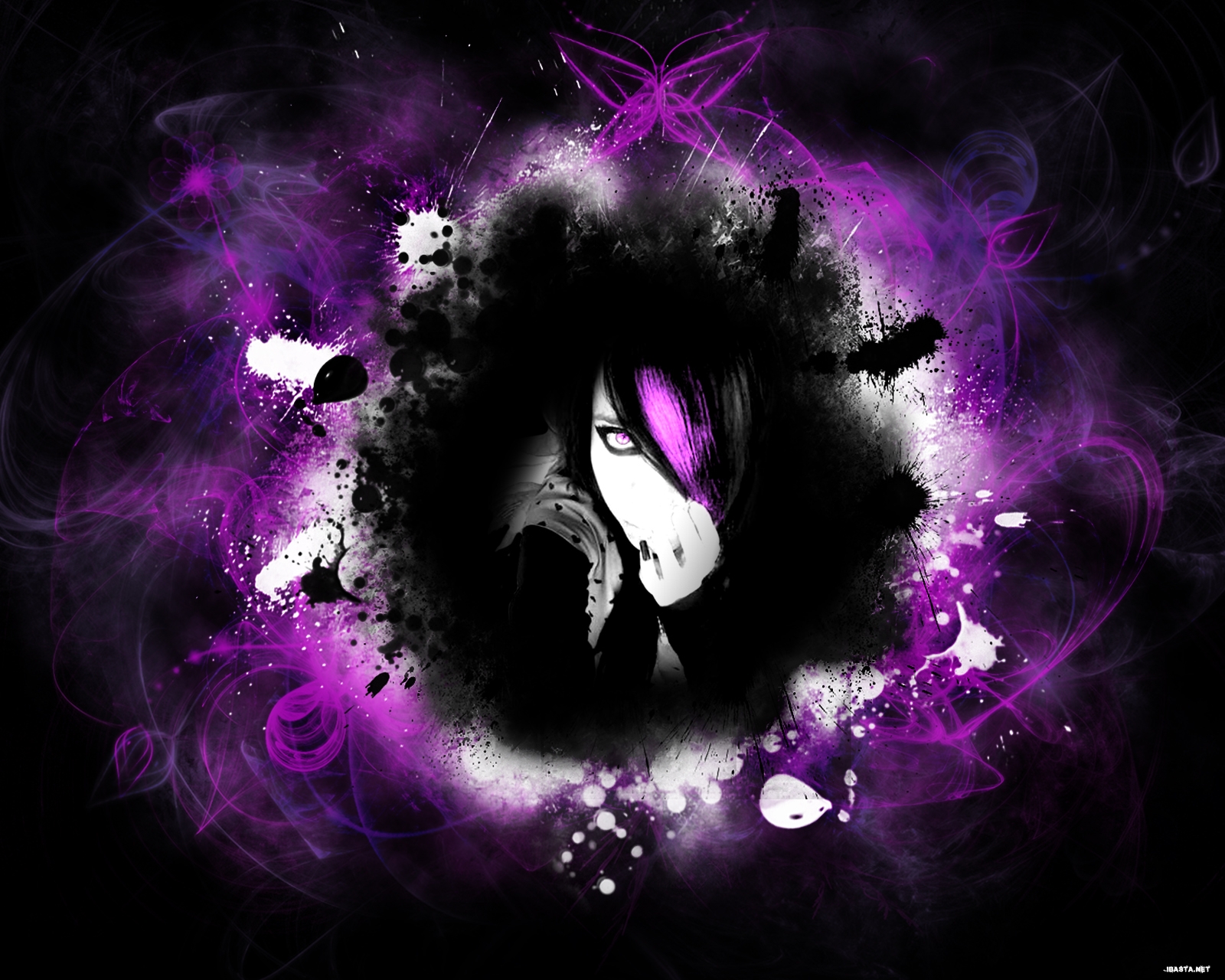 Purple Goth Desktop Wallpapers - Wallpaper Cave