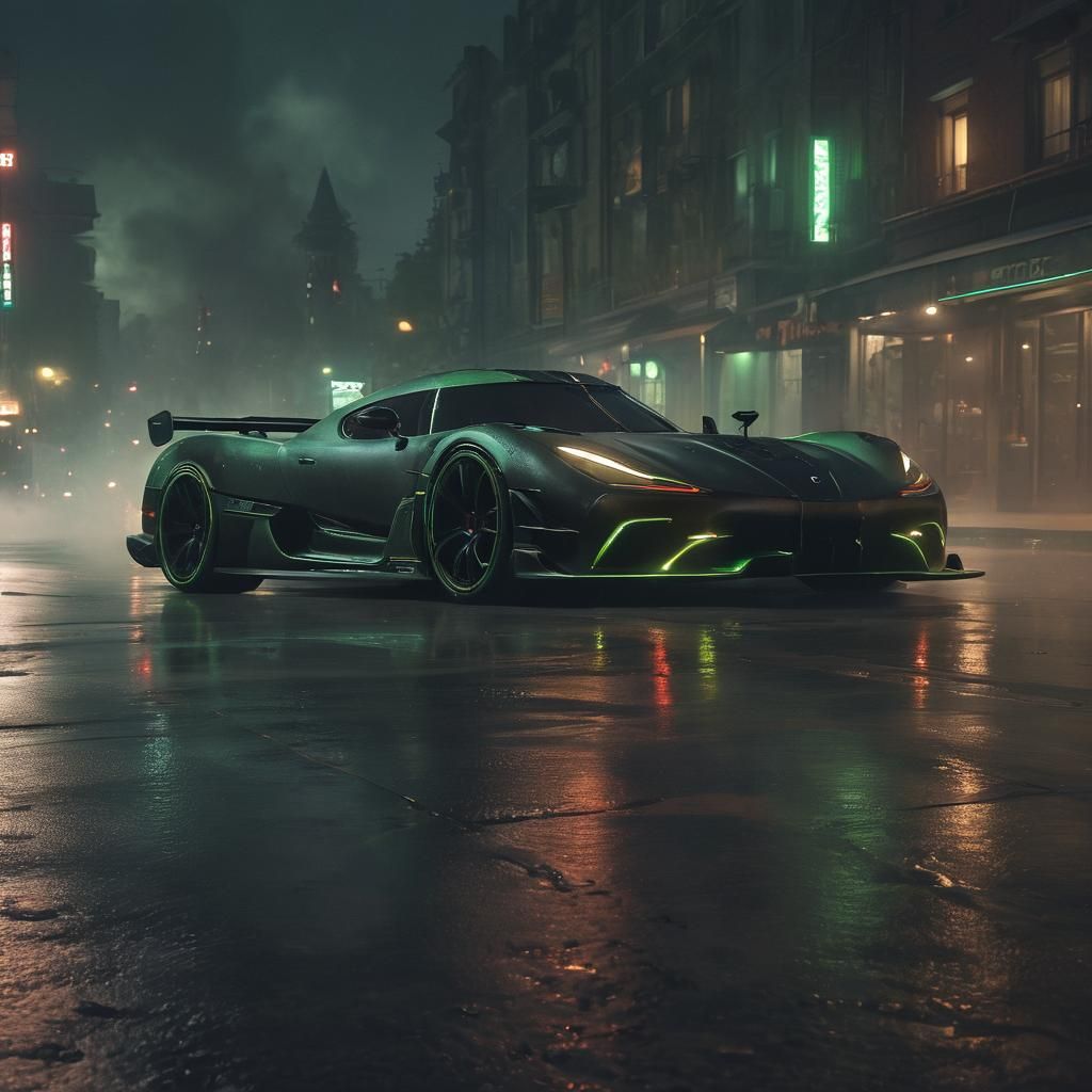 Koenigsegg Jesko Neon City Wallpapers - Wallpaper Cave