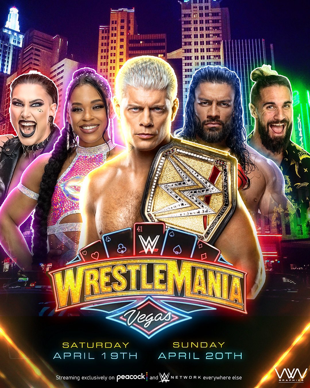 WrestleMania 41 Wallpapers - Wallpaper Cave