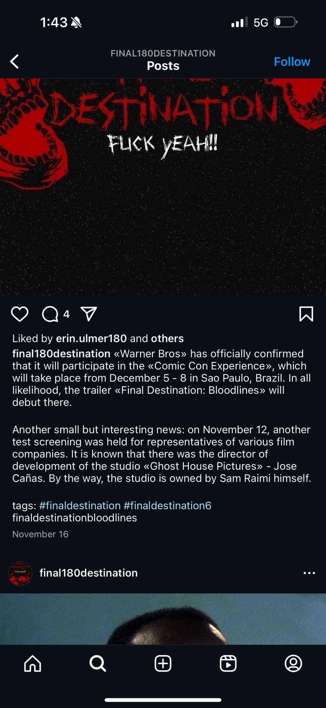 Final Destination: Bloodlines Poster Wallpapers - Wallpaper Cave