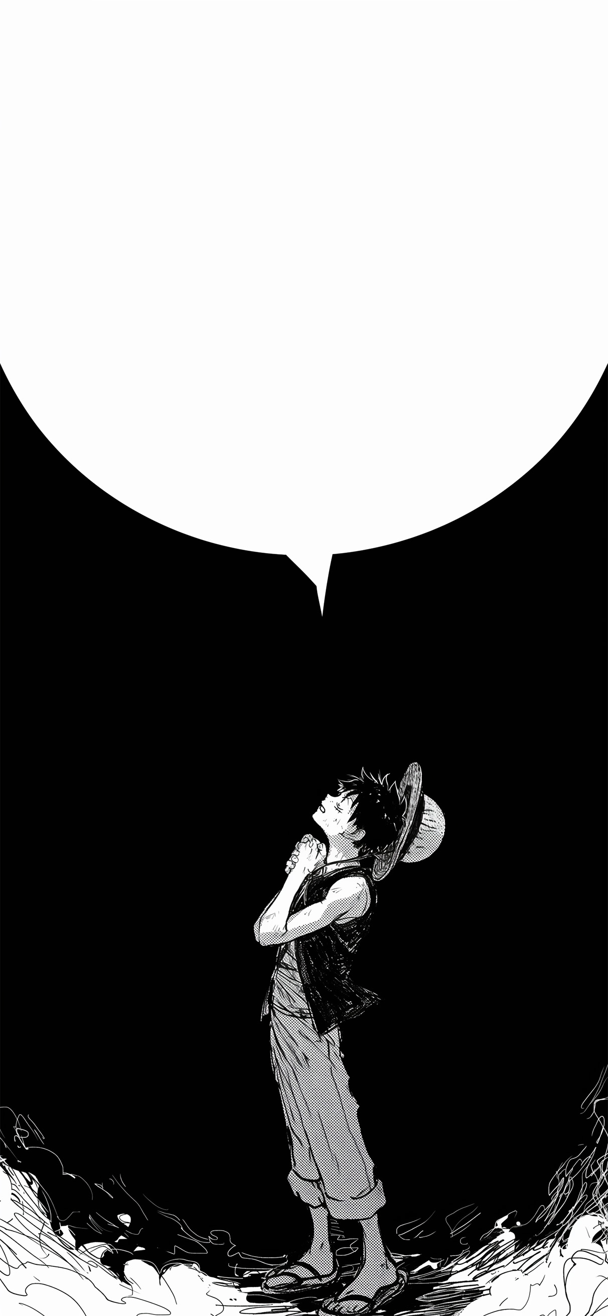 Black And White Luffy Wallpapers - Wallpaper Cave