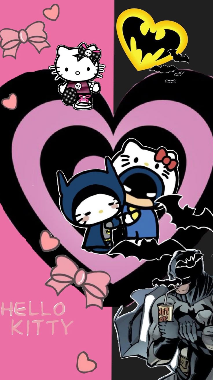 Hello Kitty Batman Wallpapers - Wallpaper Cave
