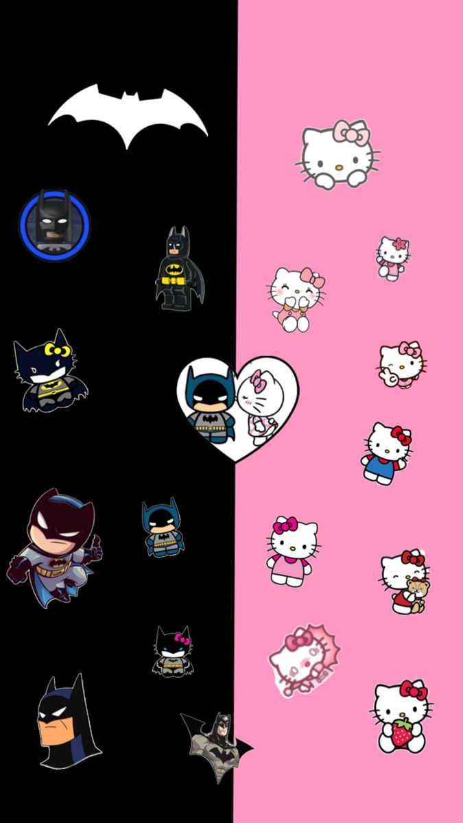 Hello Kitty Batman Wallpapers - Wallpaper Cave