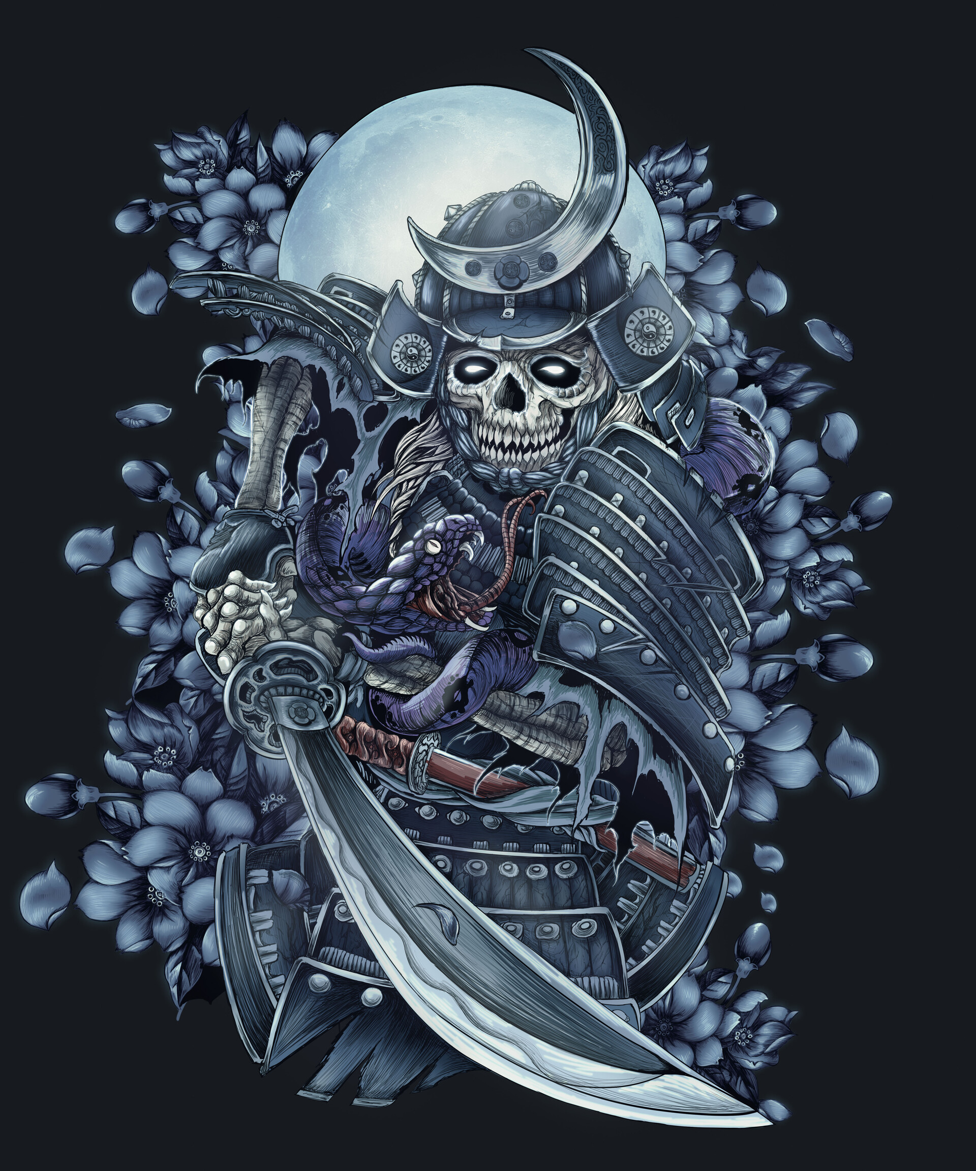 Samurai Skull Wallpapers - Wallpaper Cave