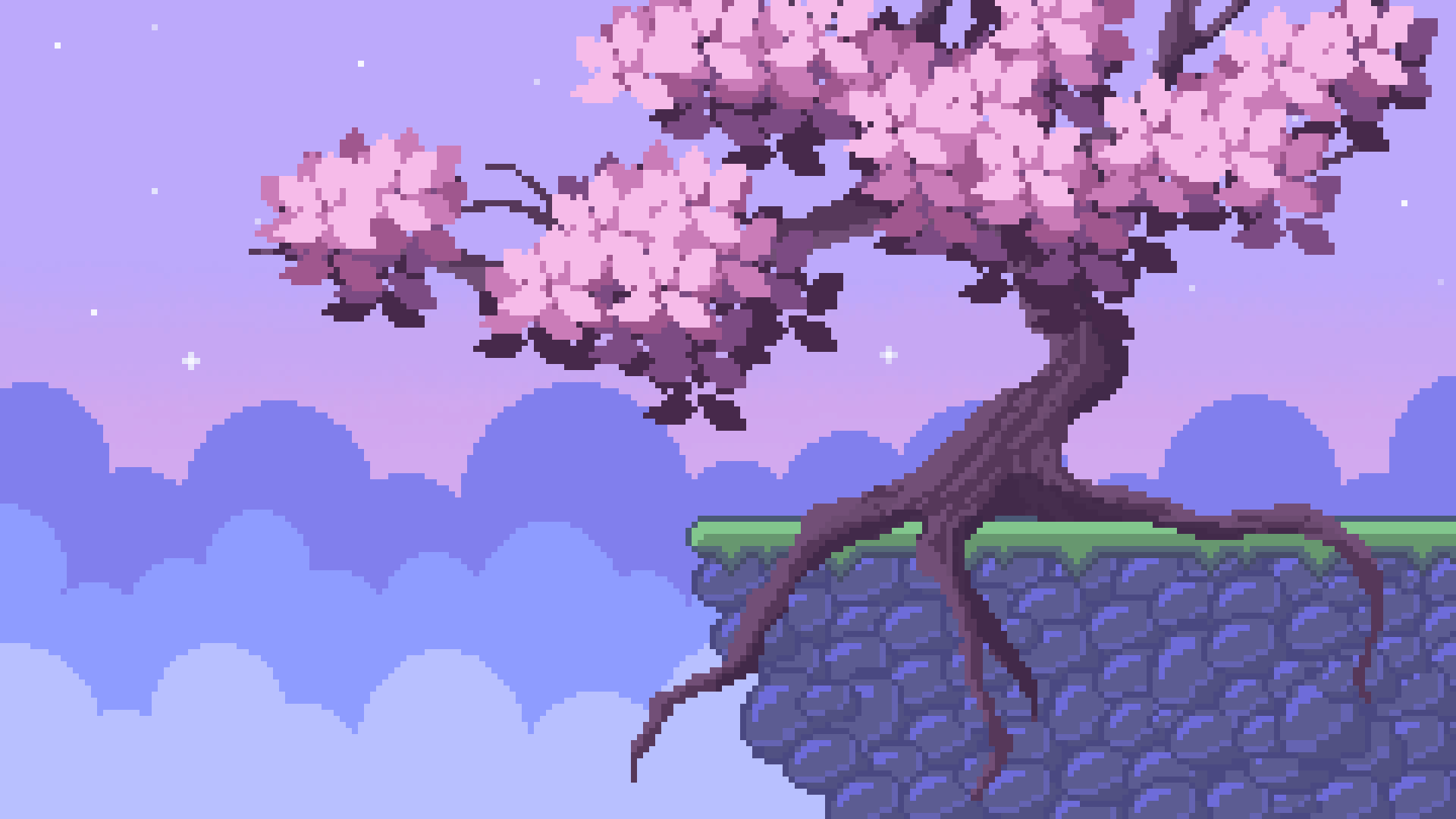 Spring City Pixel Art Wallpapers - Wallpaper Cave