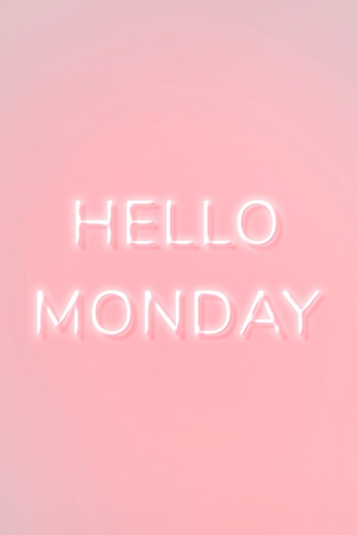 Monday Pink Wallpapers - Wallpaper Cave