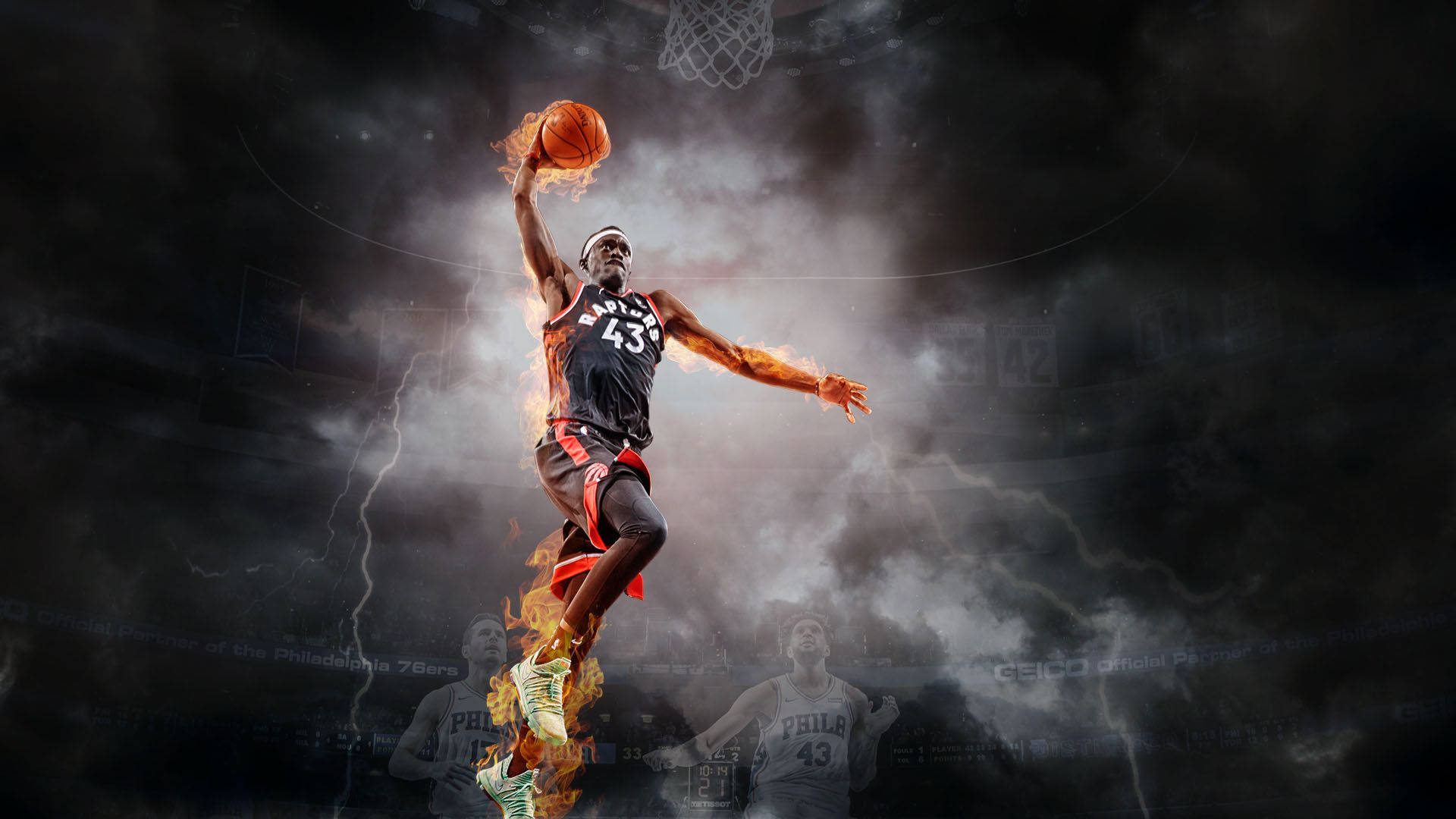 Burning Basketball Wallpapers - Wallpaper Cave