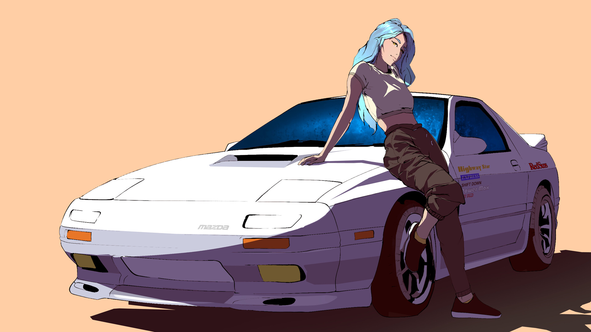 Mazda Rx7 Anime Wallpapers - Wallpaper Cave