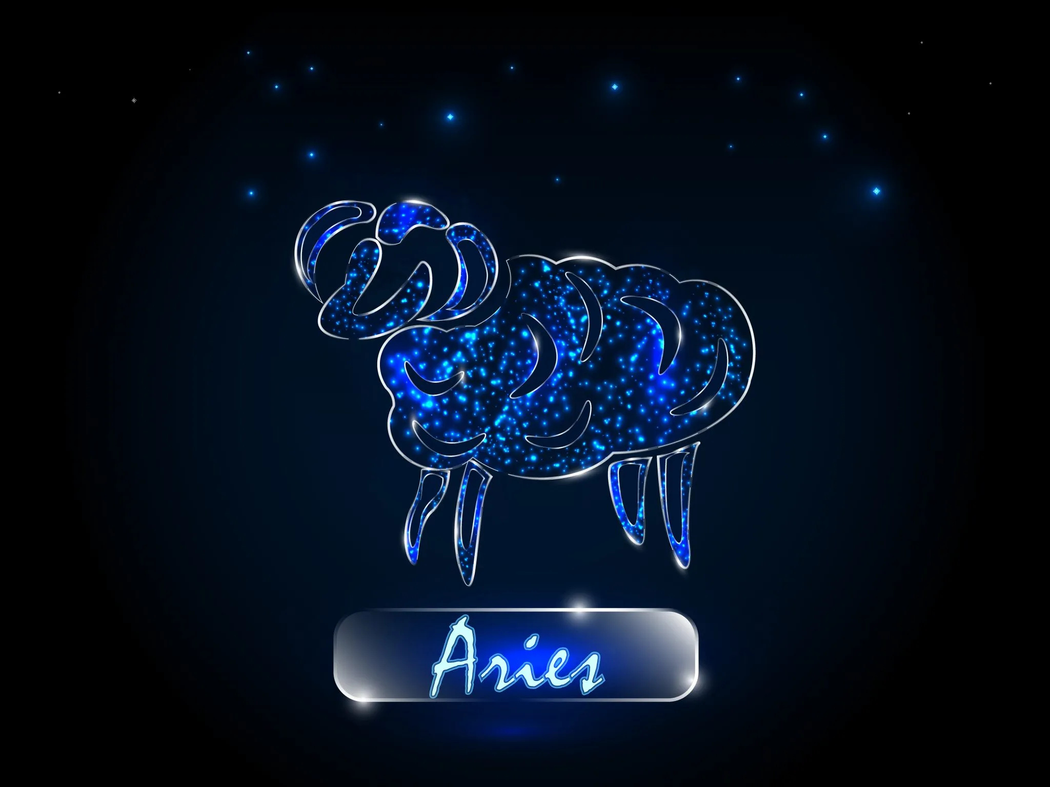 Aries Blue Wallpapers - Wallpaper Cave