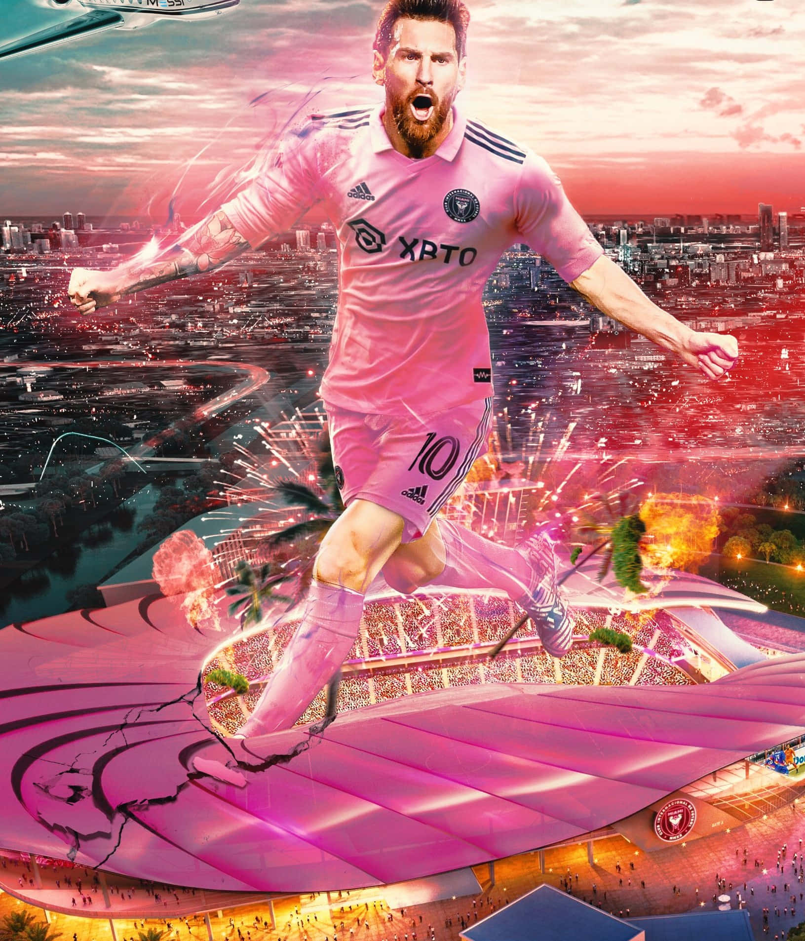 Messi Pink Wallpapers - Wallpaper Cave