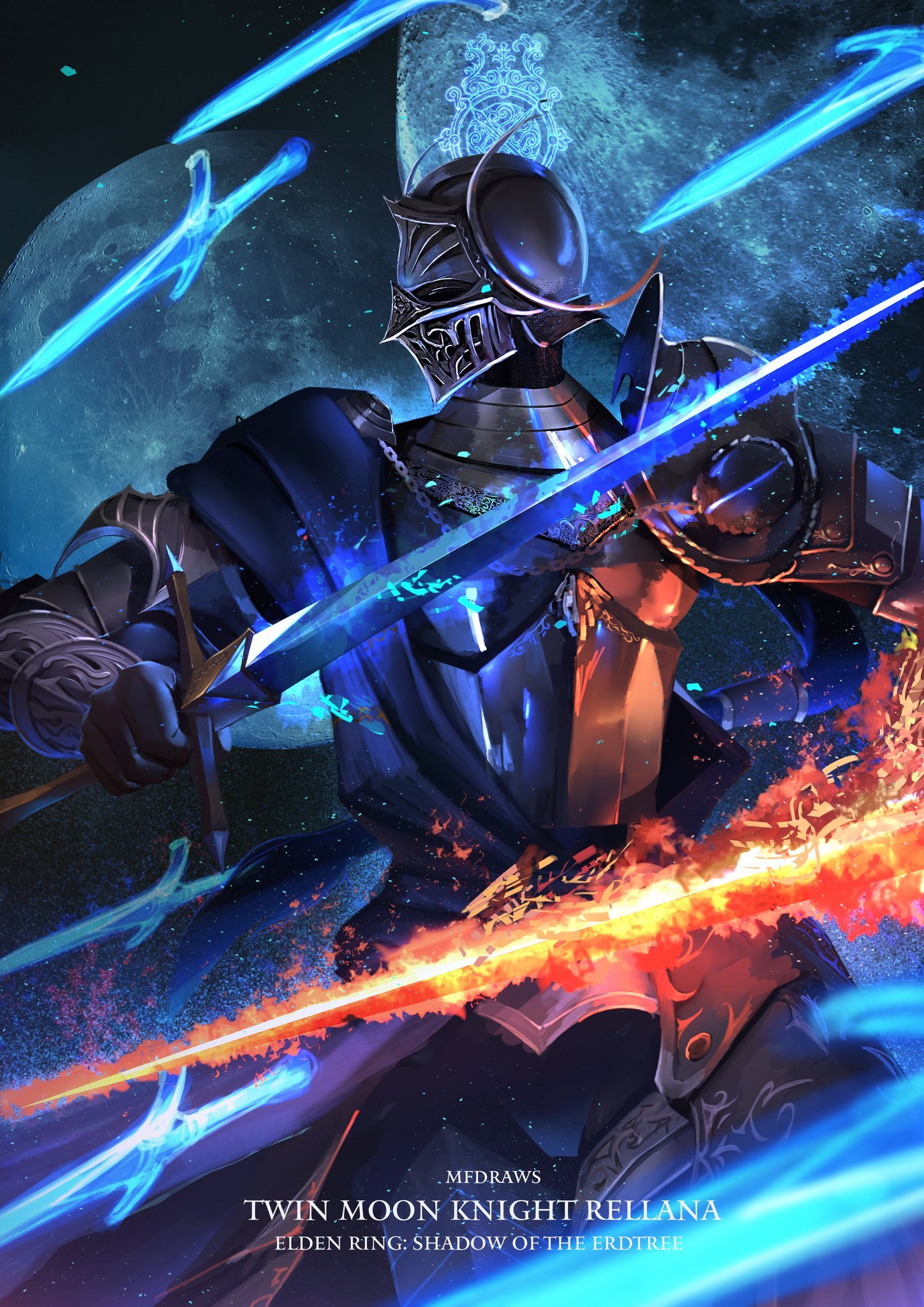 Rellana, Twin Moon Knight Wallpapers - Wallpaper Cave