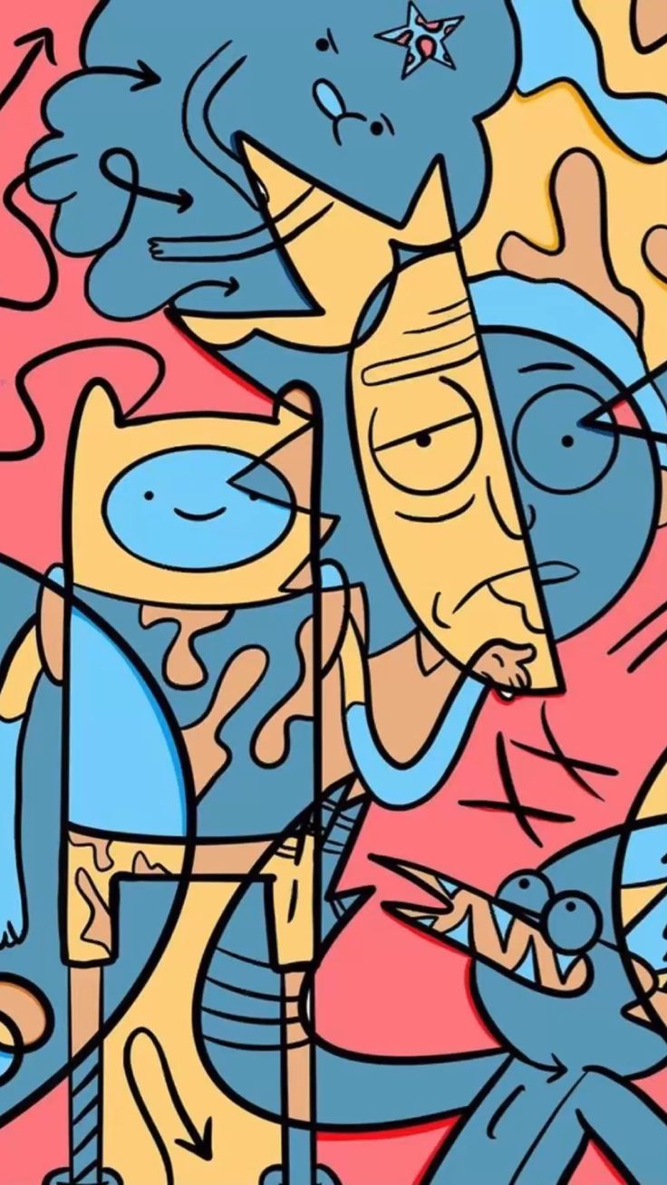 Mixed Cartoon Wallpapers - Wallpaper Cave