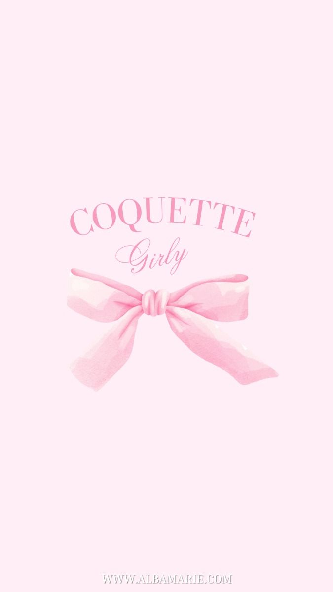 Pink Coquette With Bows Wallpapers - Wallpaper Cave