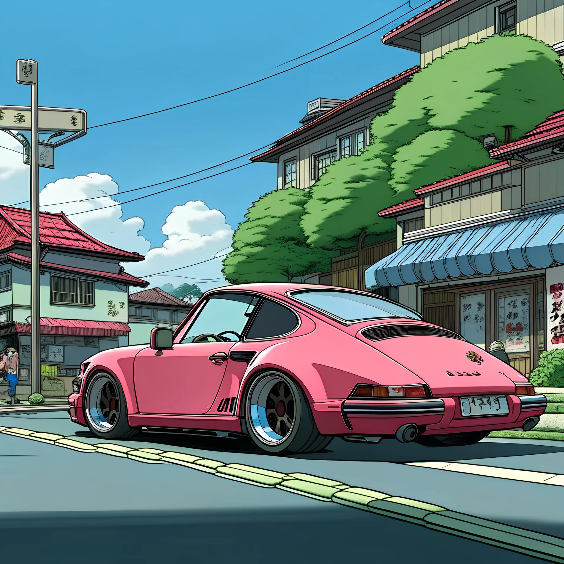 Porsche Cartoon Wallpapers - Wallpaper Cave