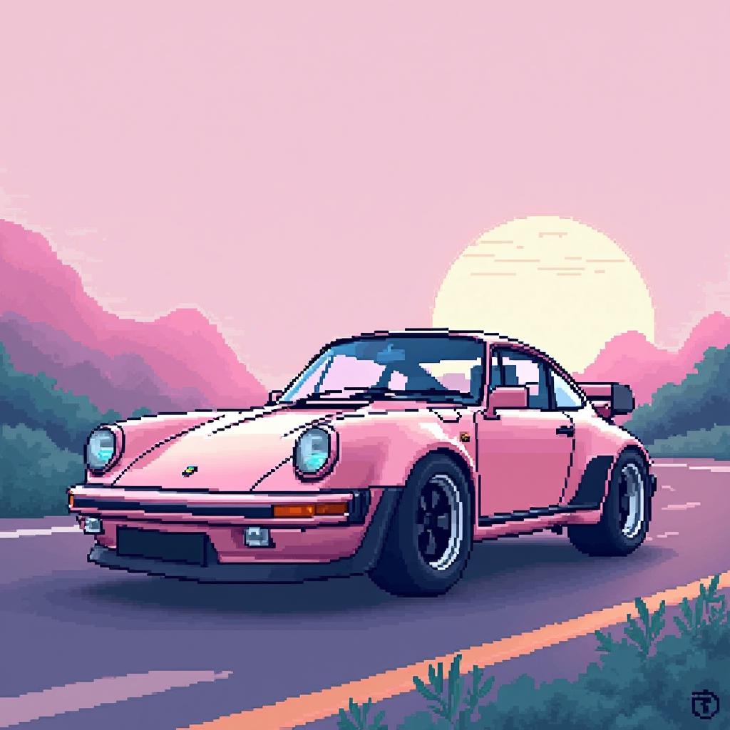 Porsche Cartoon Wallpapers - Wallpaper Cave