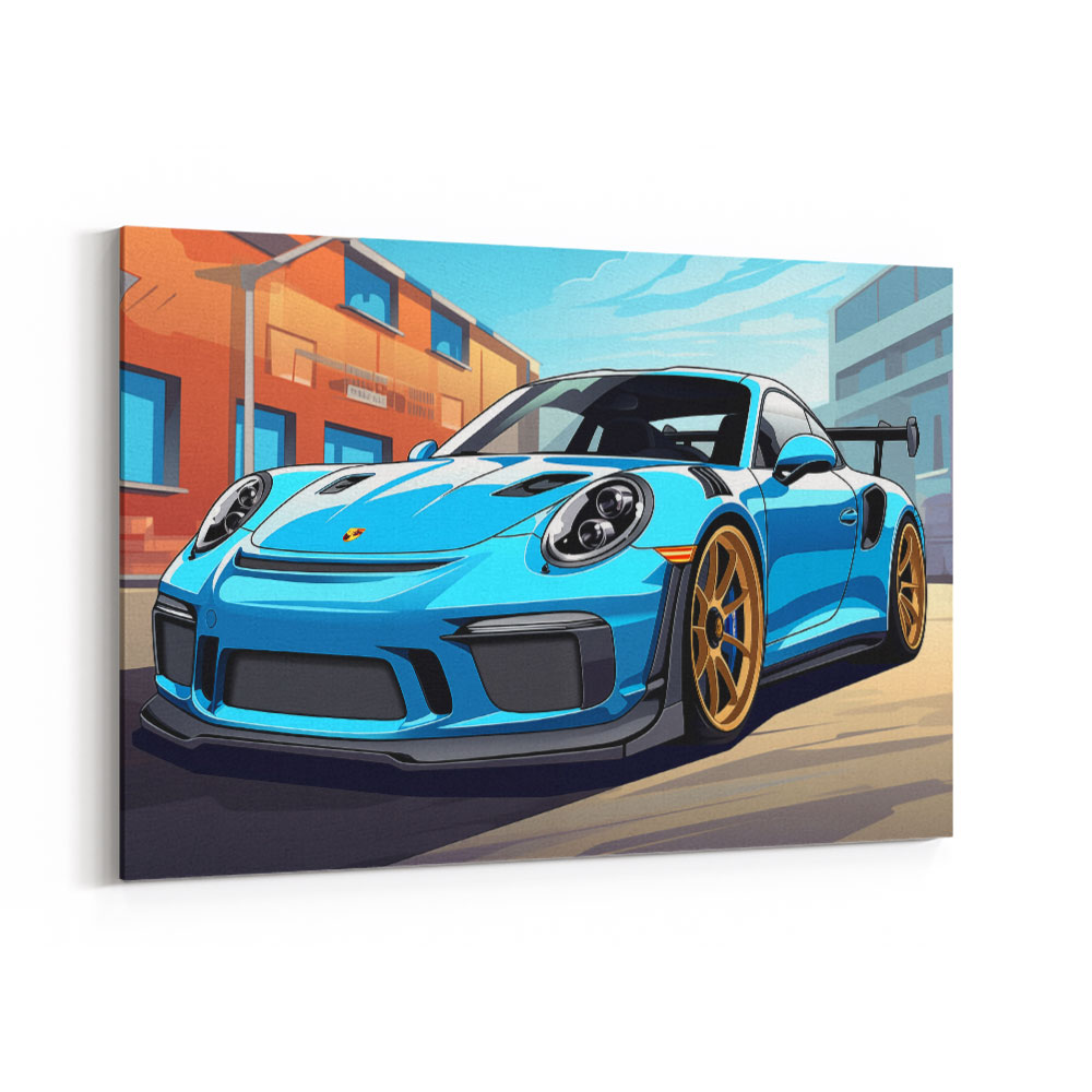 Porsche Cartoon Wallpapers - Wallpaper Cave