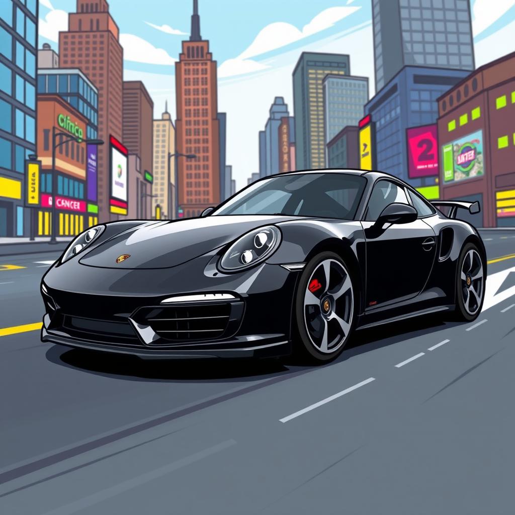 Porsche Cartoon Wallpapers - Wallpaper Cave